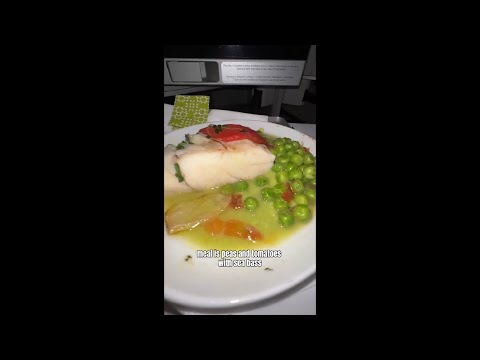 Air Portugal Business Class Food Review #shorts