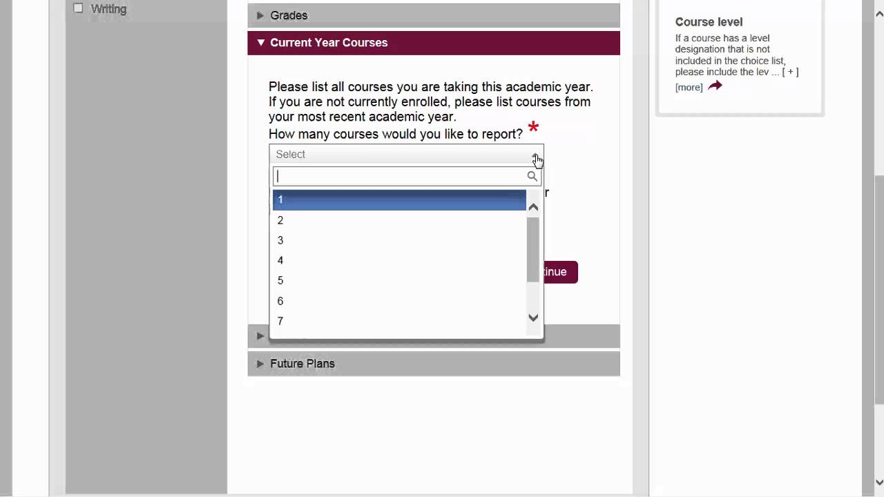 Common Application walkthrough part 4: Education