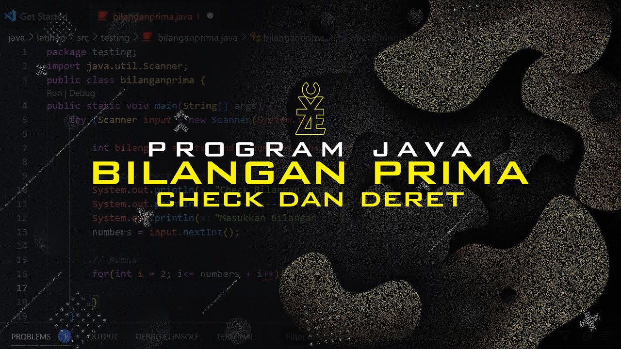 Program Java | Bilangan Prima | Check  dan Deret Bilangan Prima | yezc