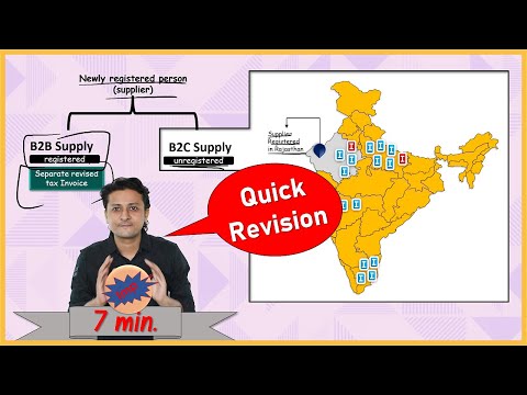 WITH EXAMPLE | Revised tax invoice| GST |