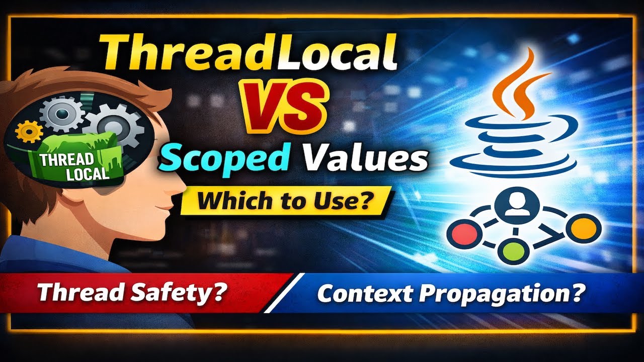 ThreadLocal vs Scoped Values in Java | Context Propagation Explained (Java 21+)