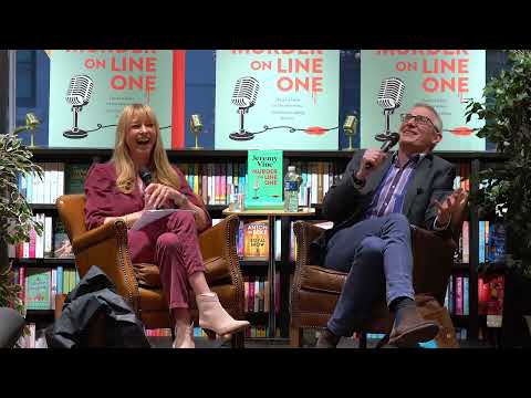 Jeremy Vine Launches His New Novel, Murder On Line One, at Waterstones Piccadilly with Sara Cox