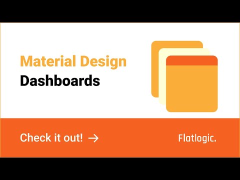 Material Design Dashboards: Templates and Themes for Web Developers ????