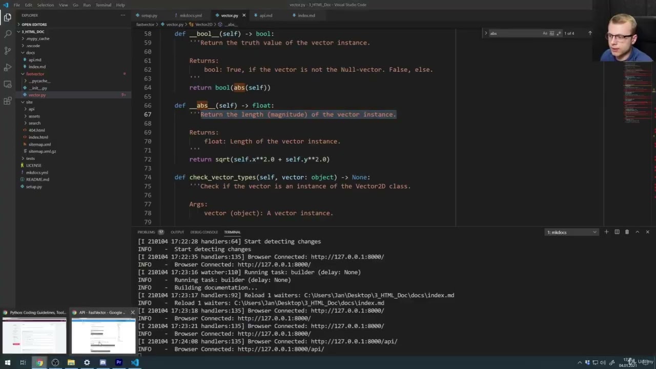 029 HTML Documentation with Mkdocs