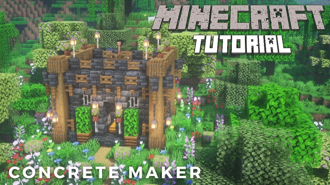 Minecraft Automatic Concrete Maker - EASY Tutorial