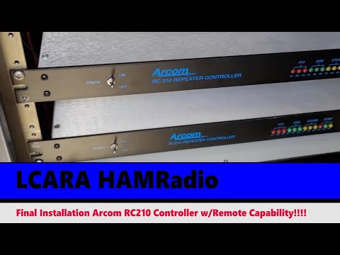 LCARA HAM Radio: Final Installation Arcom RC210 w/Remote Capability!!!!