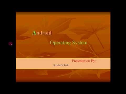 Android Operating System PPT Presentation