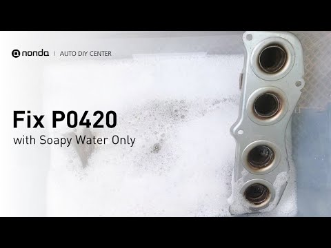 How to Fix P0420 Engine Code with Soapy Water Only