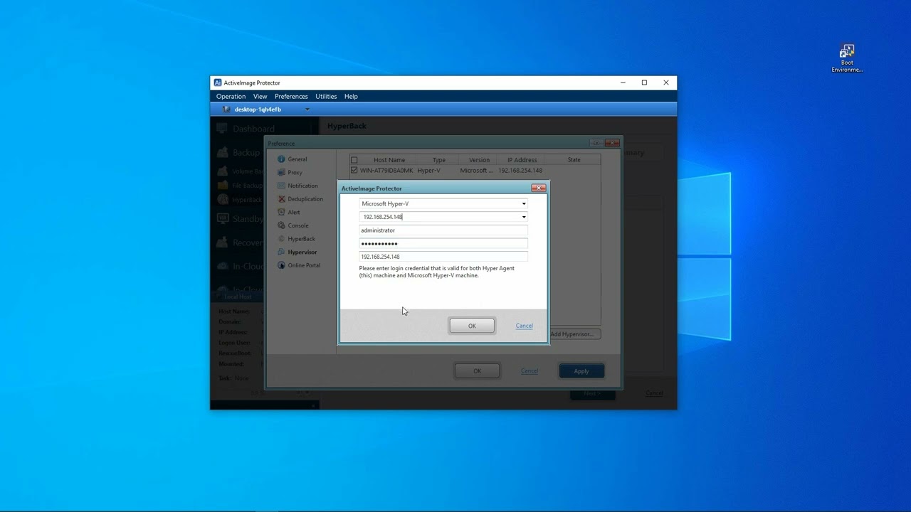 ActiveImage Protector HyperBack: Agentless Backup