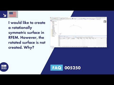 FAQ 005250 | I would like to create a rotationally symmetric surface in RFEM. However, the rotate...