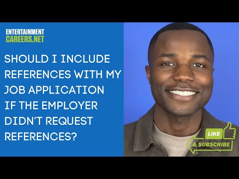 Job Application References: To Include or Not to Include?
