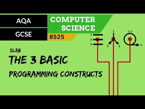 49. AQA GCSE (8525) SLR8 - 3.2 The 3 basic programming constructs