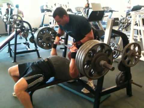 roland ingrisano 430lb bench press raw