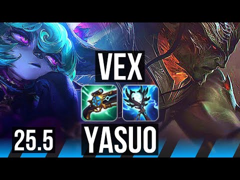 VEX vs YASUO (MID) | KR Master | 25.5