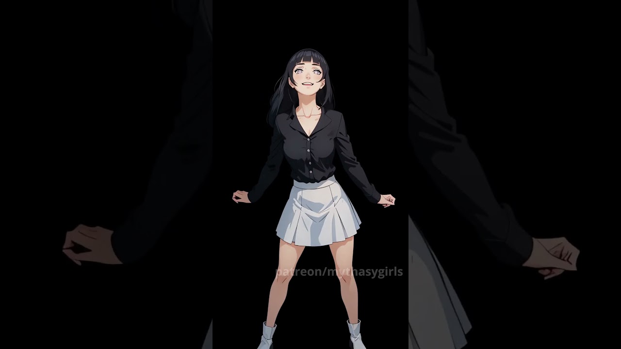 Hinata dancing on skirt