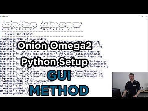 How to Install and Setup Python on Onion Omega 2 via GUI