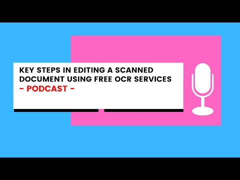 Key Steps in Editing a Scanned Document Using Free OCR Services