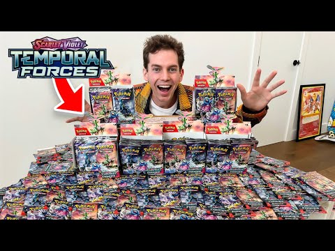 Opening 100x Pokémon Temporal Forces Booster Packs