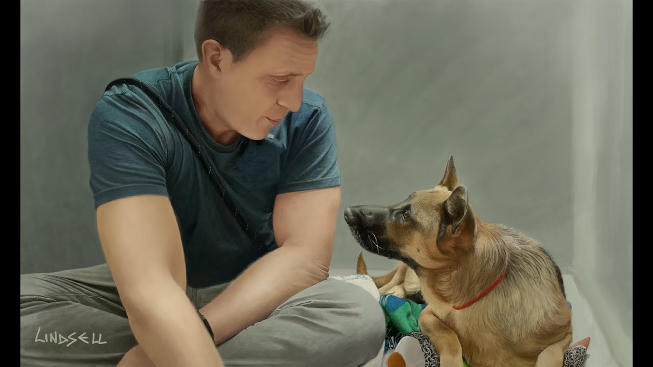 Speed Painting of Rocky Kanaka