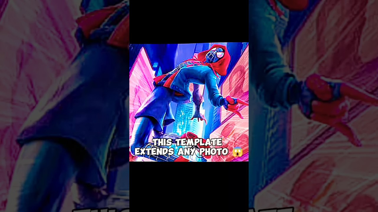 This Template Extends Any Photo 🤯