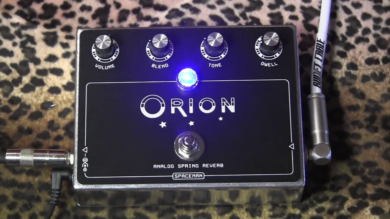 Spaceman Orion Analog Spring Reverb педаль ревербератор купить в Москве ...
