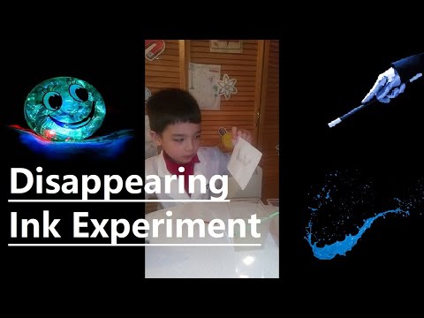 DISAPPEARING INK SCIENCE EXPERIMENT – Fun Time Lab™