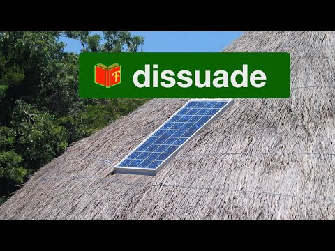 dissuade