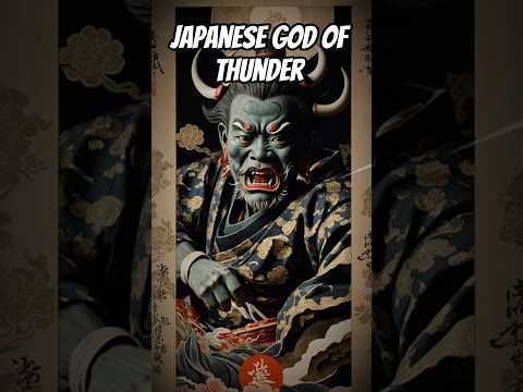 Japanese God of Thunder: Raijin