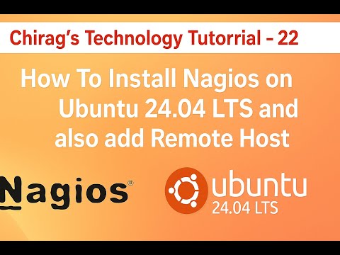 How To Install Nagios on Ubuntu 24.04 LTS & also add Remote Host #nagios #configuration #remotehost