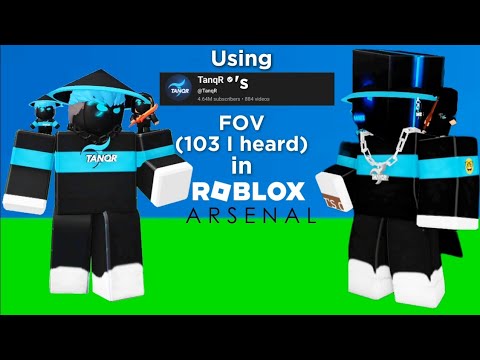 Using TanqR's FOV in Arsenal. (Roblox)
