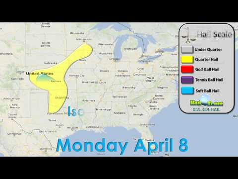 April 7-9 Hail Outlook