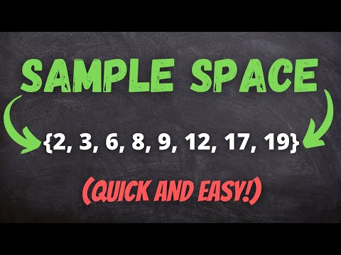 How to find the Sample Space in Probability