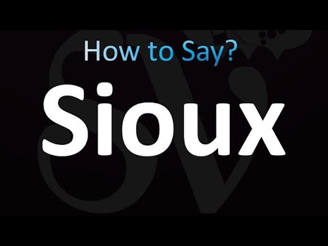 How to Pronounce Sioux
