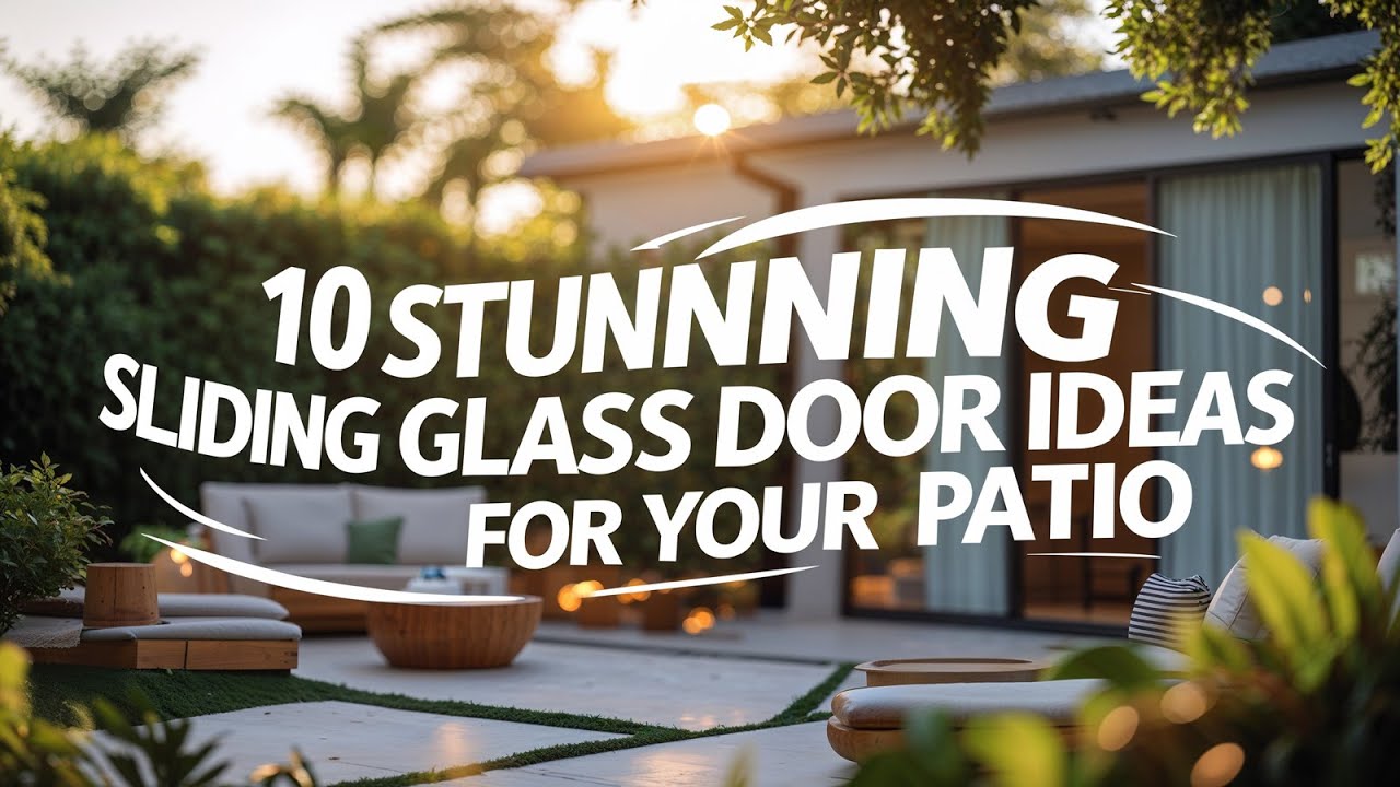10 Stunning Sliding Glass Door Ideas for Your Patio