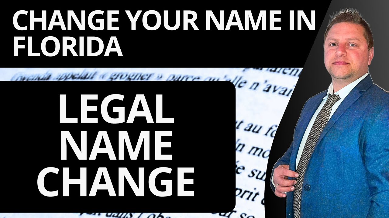 How to Legally Change Your Name in Florida | Legal Name Change Tutorial 2026