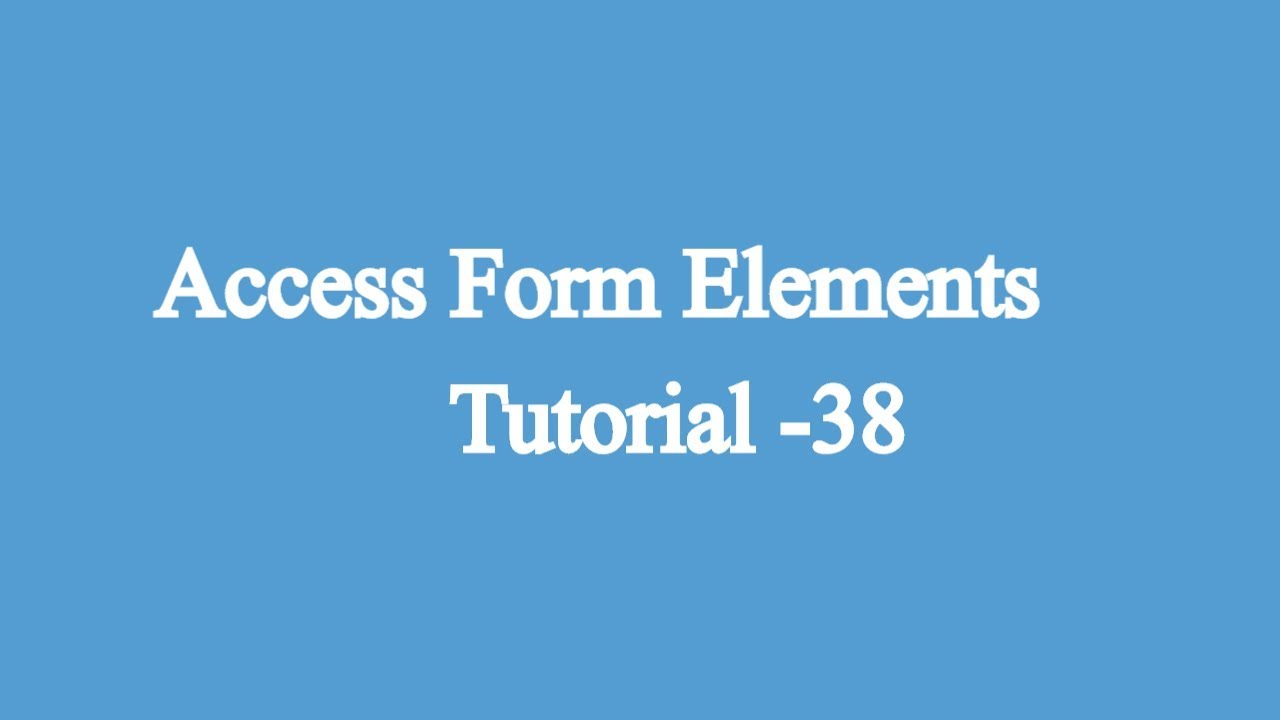 38.Accessing Form Elements | Javascript Beginners Tutorial