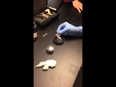 Powdery sample preparation for Infrared-FTIR analysis 1