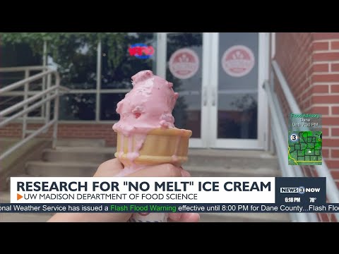 UW-Madison scientists research "no-melt" ice cream