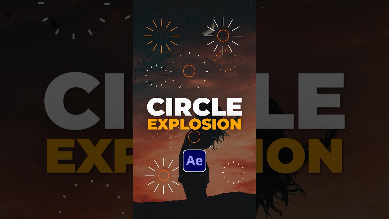 Make Exciting Circle Accent Explosions in After Effects #tutorial