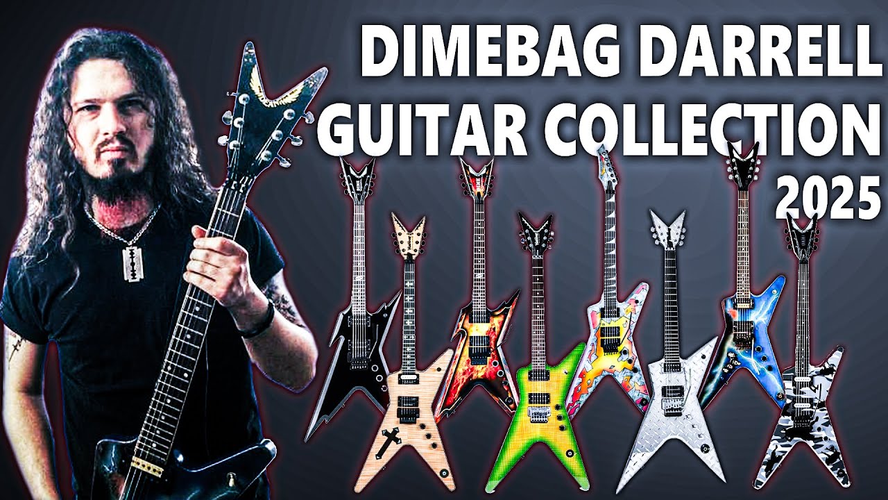 All Dimebag Darrell's Guitars Collection
