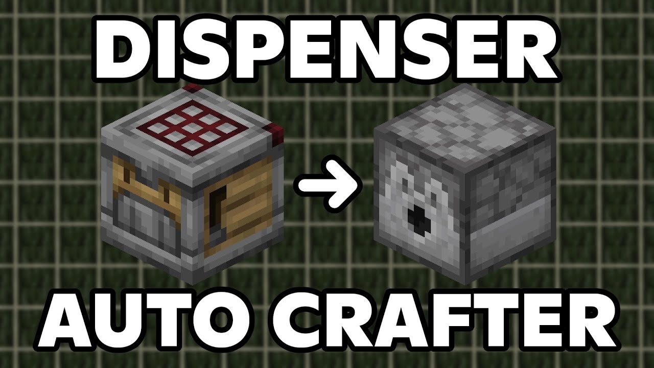 DISPENSER AUTO CRAFTER MINECRAFT 26.1.1 - YOU WILL WANT IT, TRUST ME! - TUTORIAL