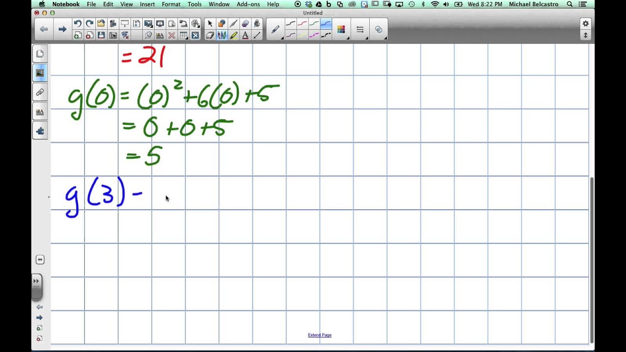 Function Notation Grade 11 mixed Lesson 1 2 9 24 14
