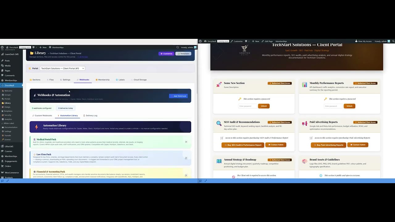 DocuVault – Secure Document Library Plugin for WordPress