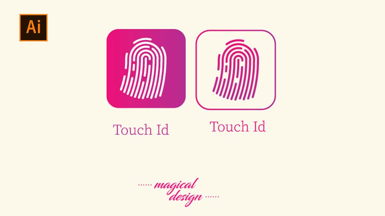 Create Finger Print in Adobe Illustrator Tutorial