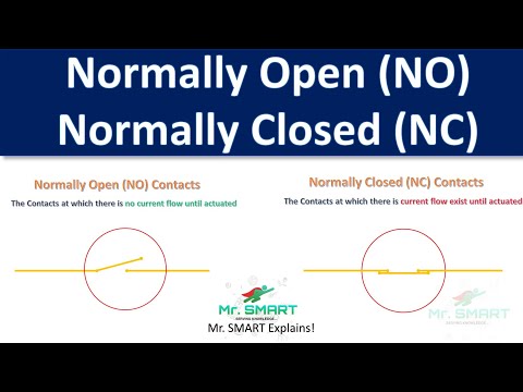 Normally Opened and Normally Closed Contacts: How They Work | Mr. SMART Tutorial