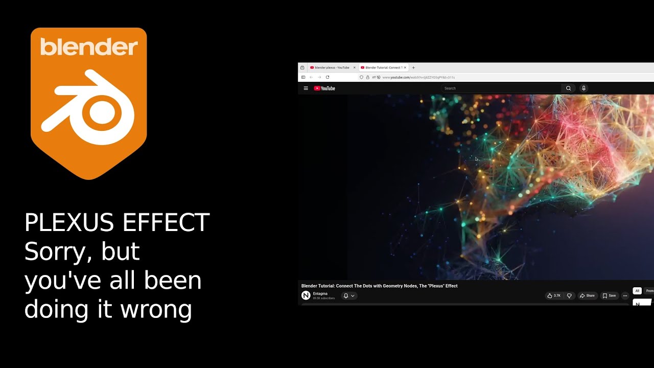 Plexus Effect Done Right - Geometry Nodes