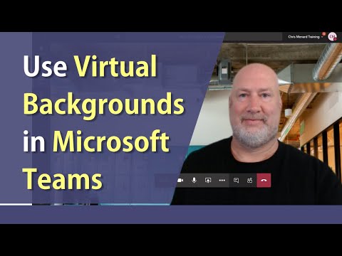 Virtual Backgrounds in Microsoft Teams by Chris Menard