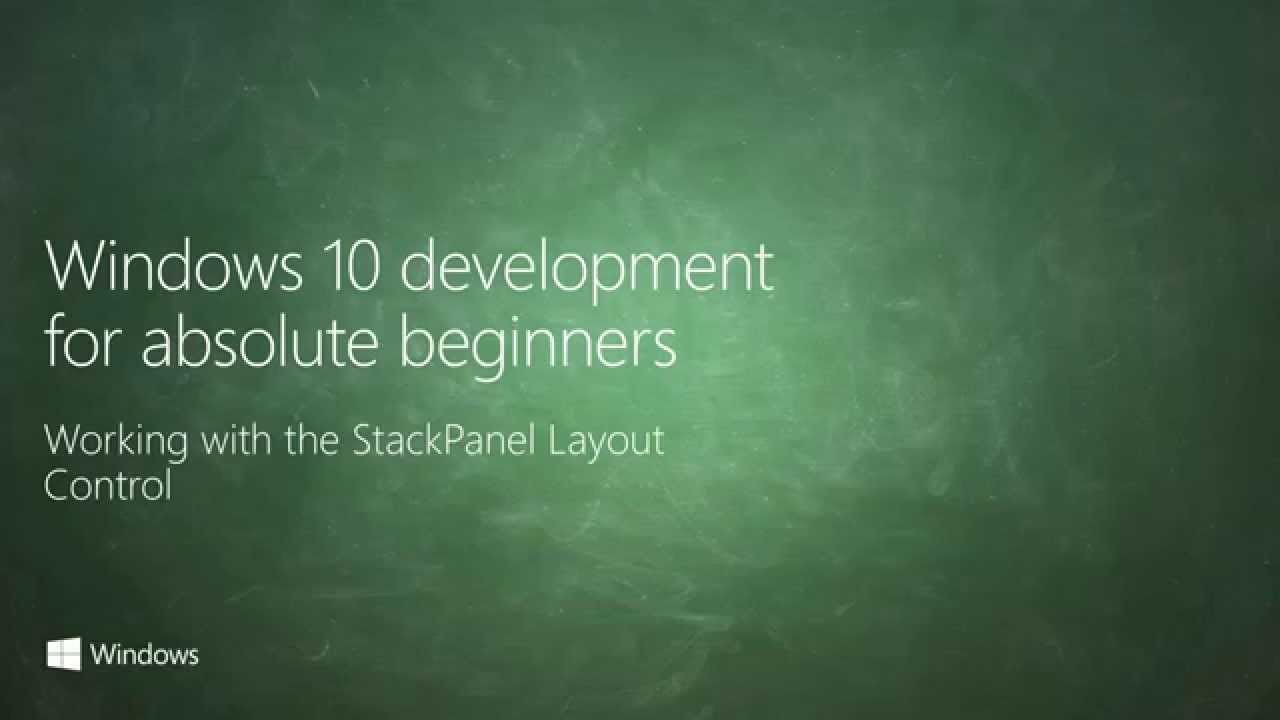 UWP 009 | XAML Layout with StackPanel