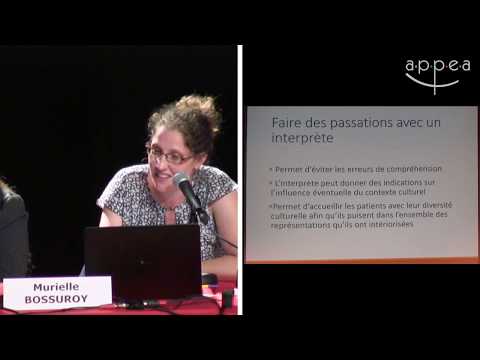 Muriel Bossuroy - La pratique de l'examen psychologique en situation transculturelle