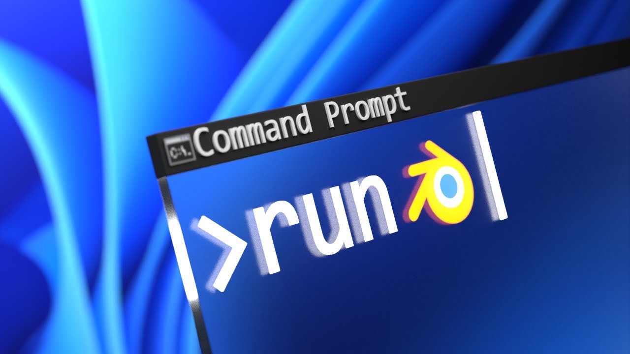 Running Blender from the Command Line on Windows
